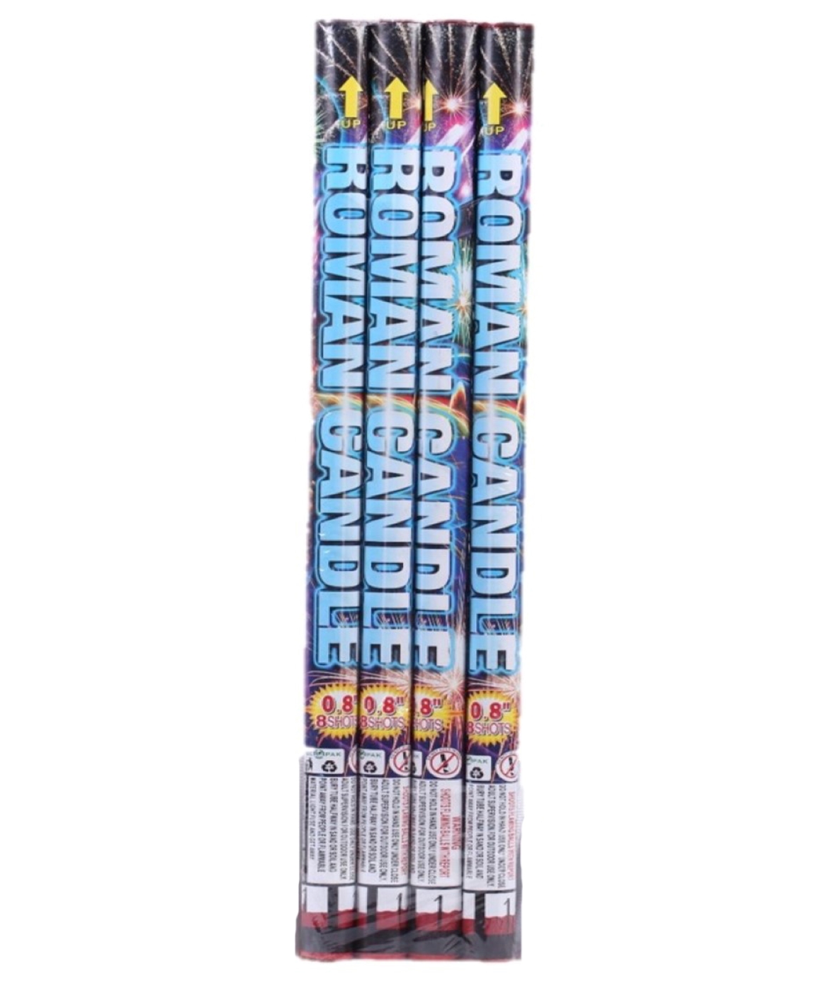 Roman Candle 8's - Fireone Fireworks FX